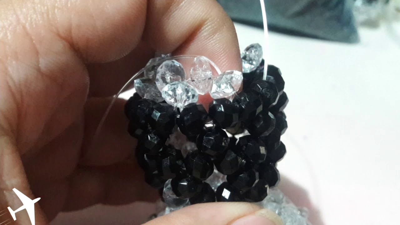 How To Bead Teddy Bear Couple Part 5 - YouTube