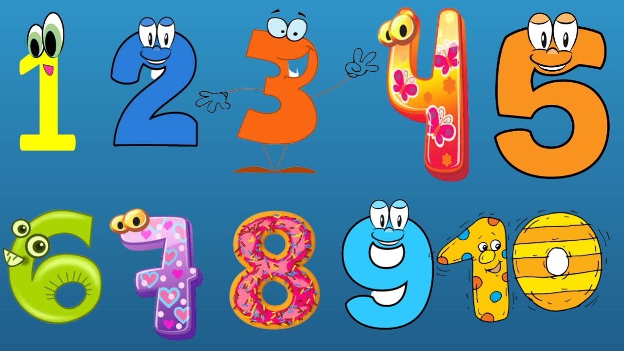 Learn 1 to 10 numbers | 1234 for children | 1234 For Kids | 1234 Rhymes ...
