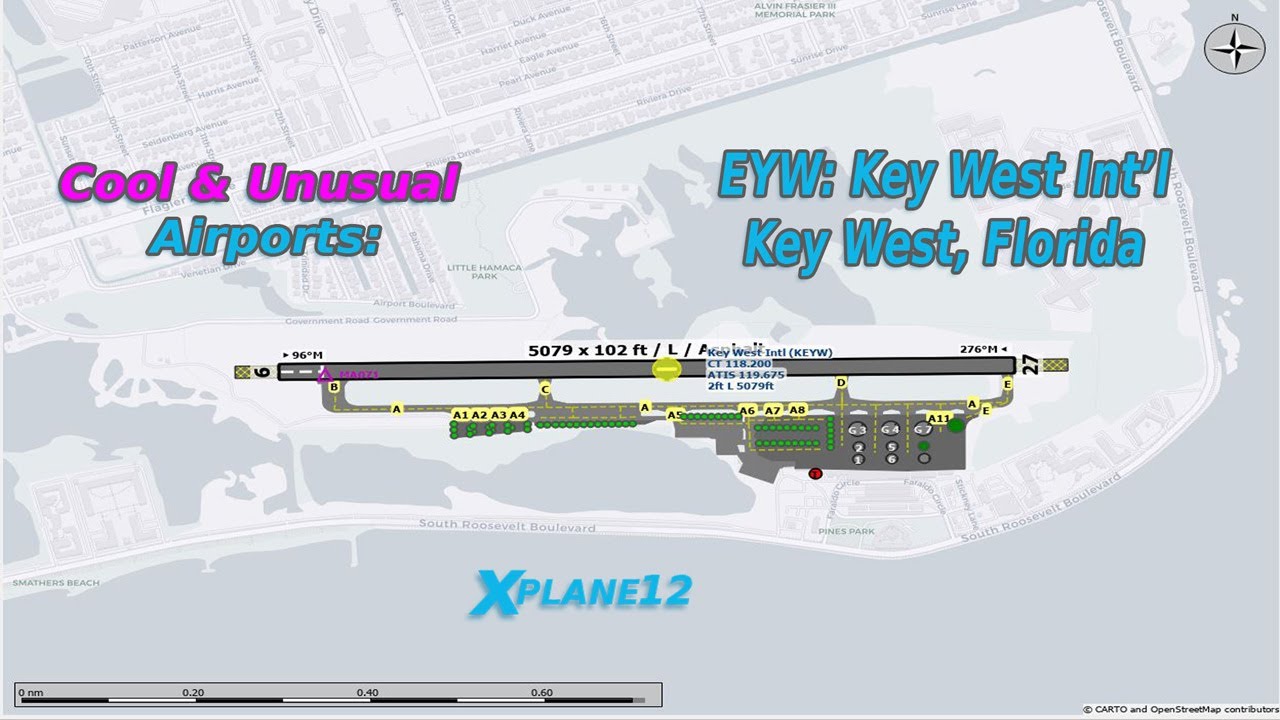 Cool & Unusual Airports: EYW Key West Intl, Florida Golden Sunset T/O ...