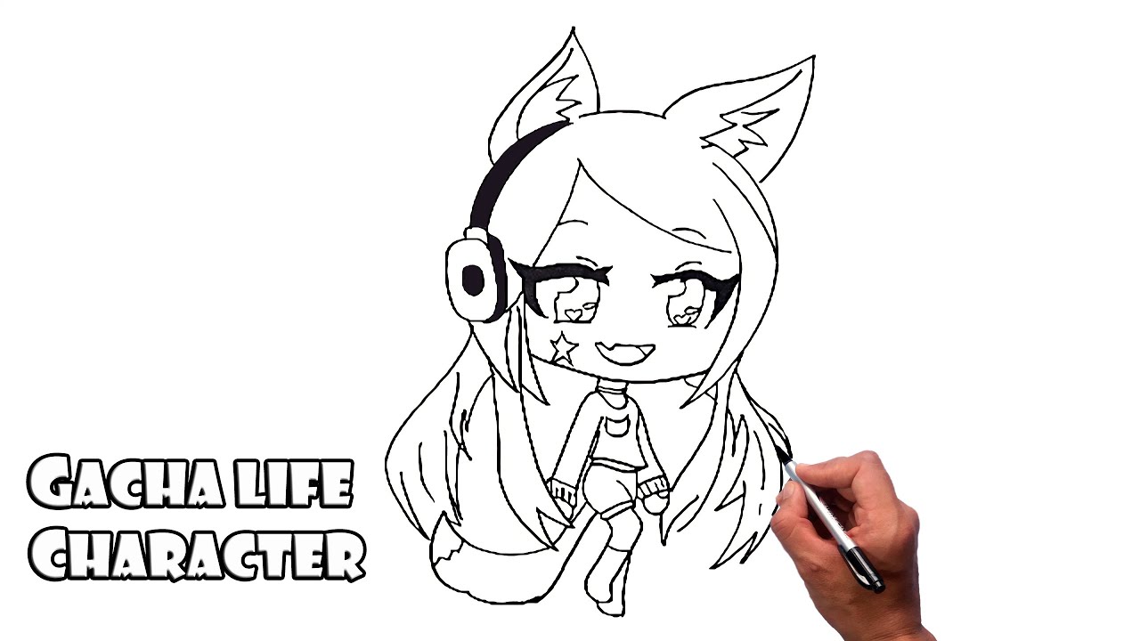 How to Draw Gacha Life Character 2 - YouTube