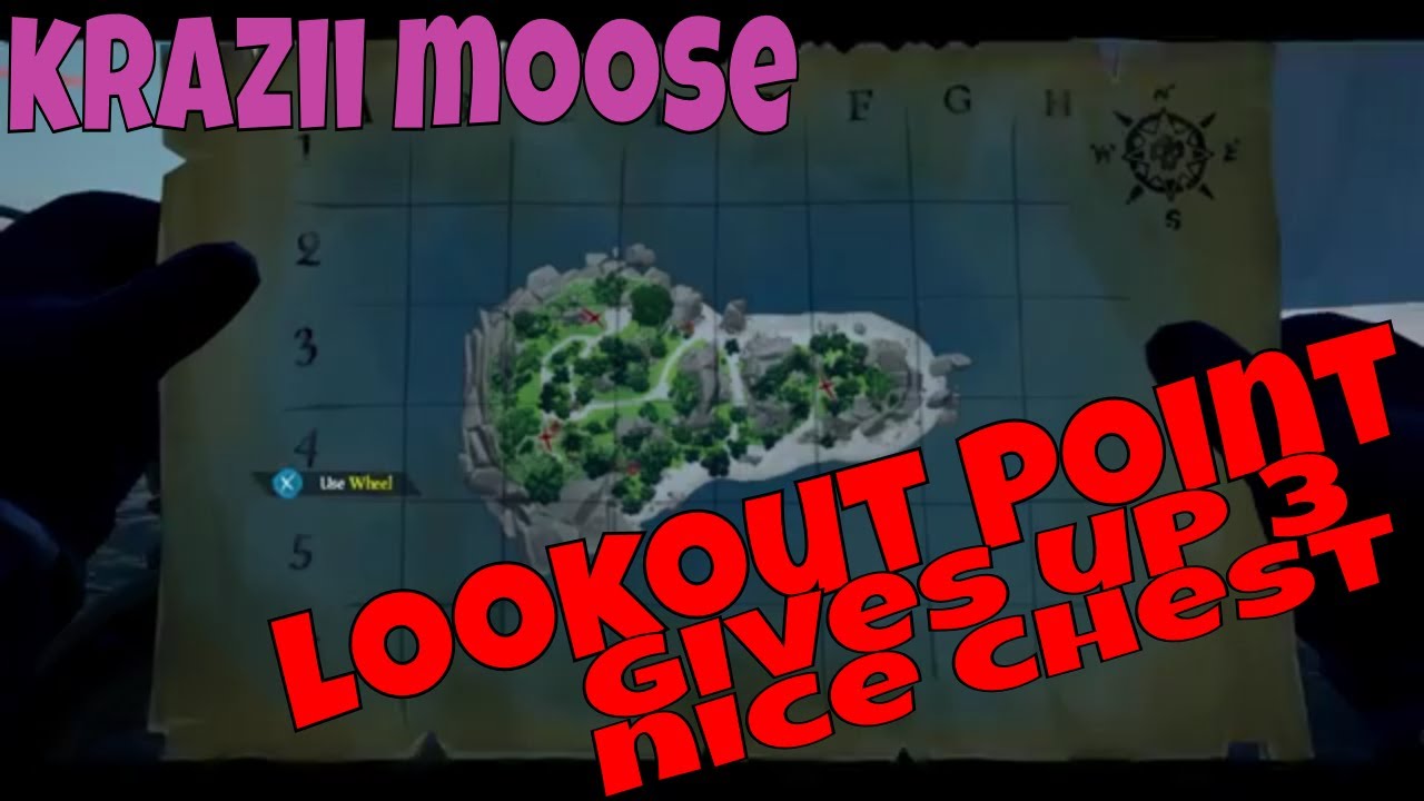 Sea of Thieves Lookout Point gives up 3 nice Chest - YouTube