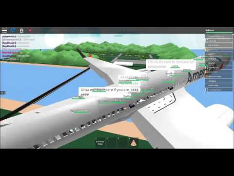 Roblox American Airlines 757 Flight (part 3) - YouTube