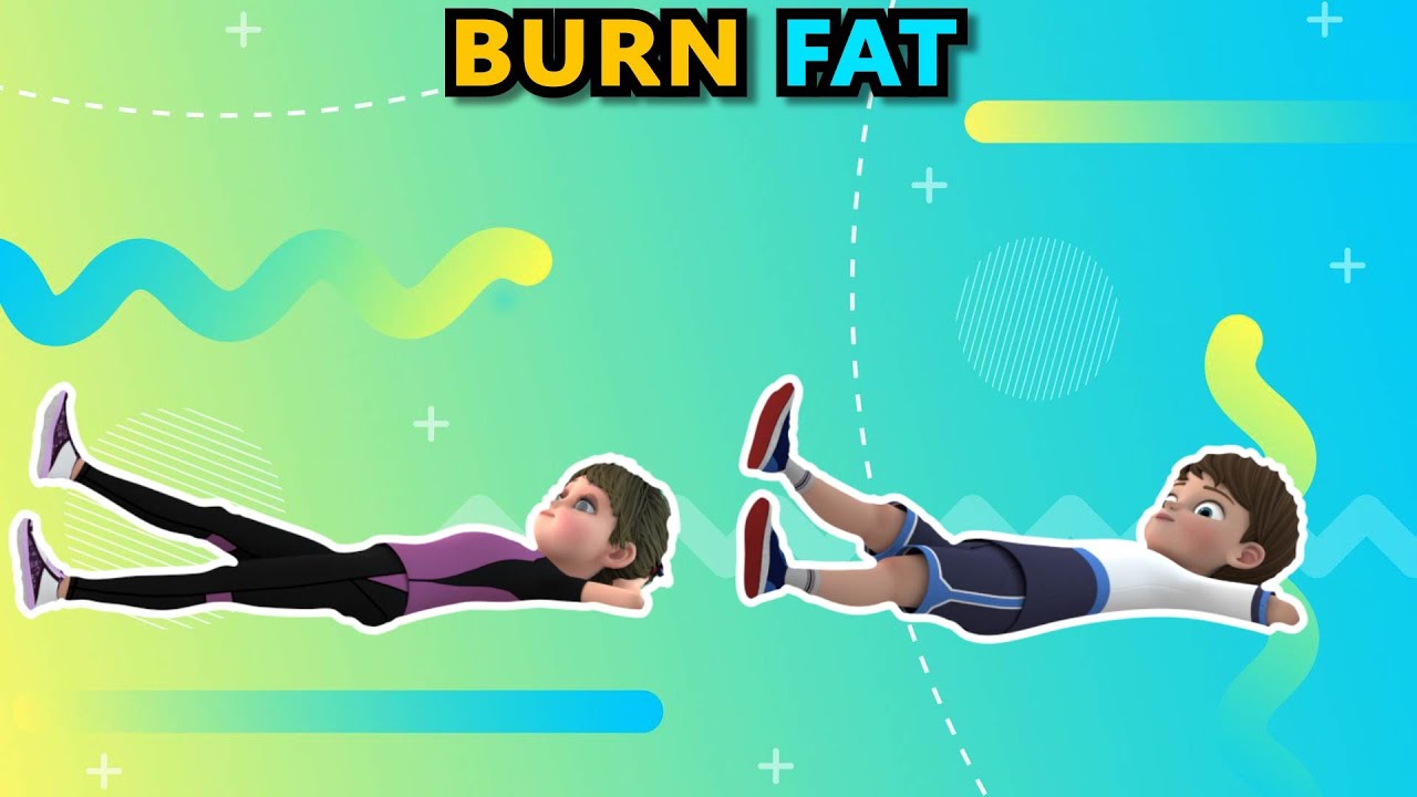EASY CORE EXERCISES FOR KIDS - BURN BELLY FAT | Kids Exercise - YouTube