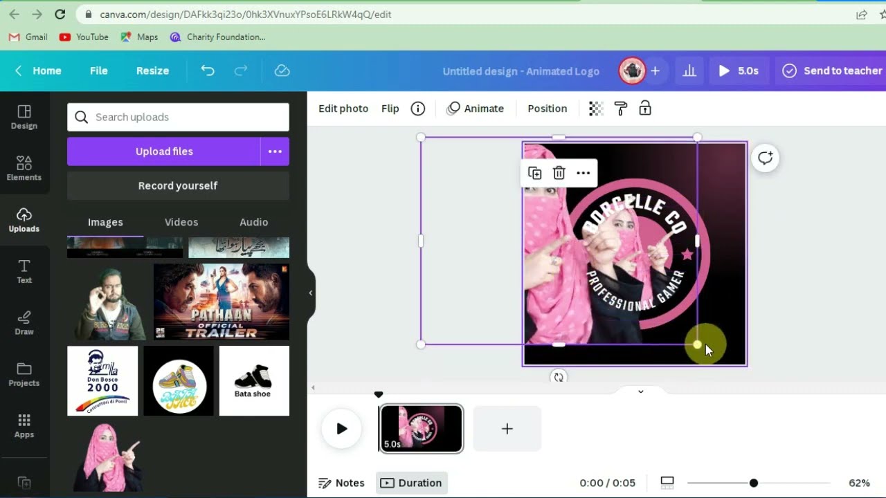 Create an Animated Logo with Canva - Motion Effects - YouTube
