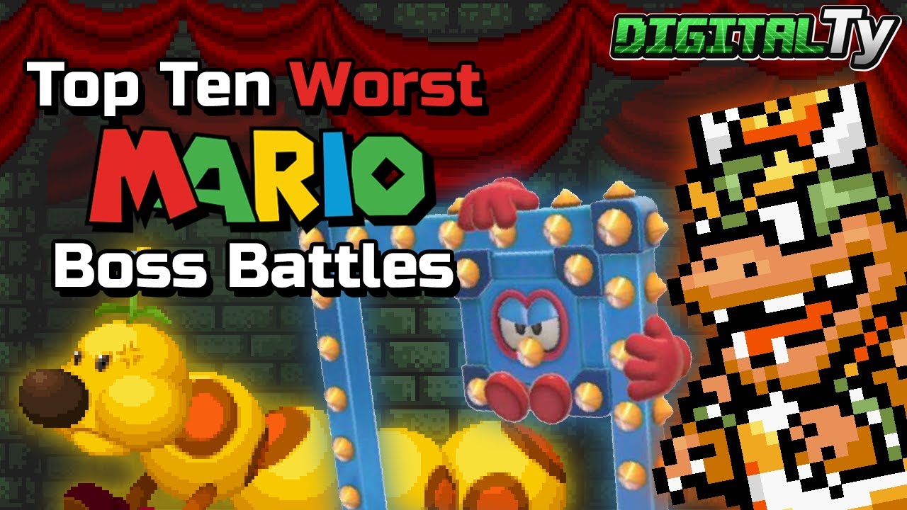Top Ten Worst Mario Boss Battles - DigitalTy - YouTube