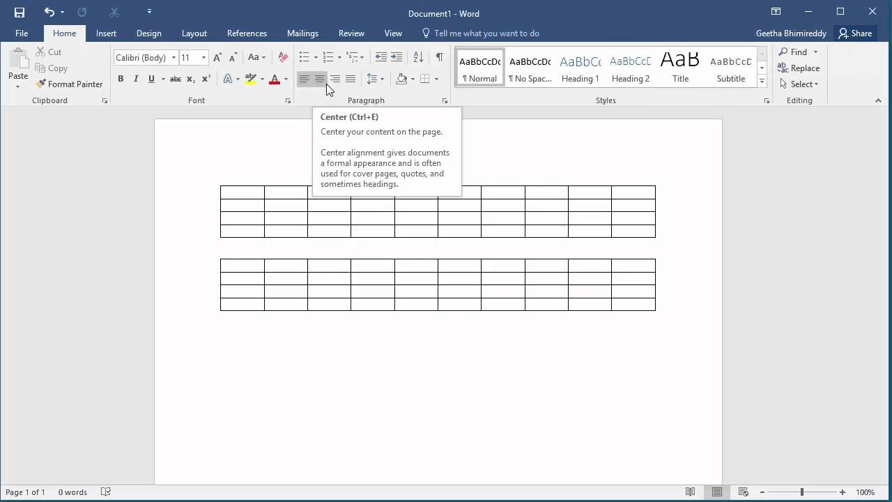 Solved Vertical Space Between Two Tables 9to5Science Solved Vertical Space Between Two Tables 9to5Science