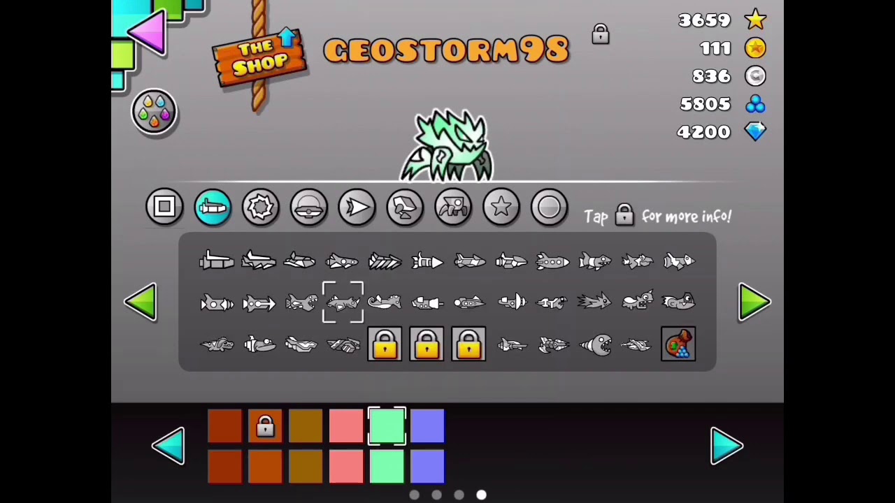 All the icons, trails, and death effects I have in gd - YouTube