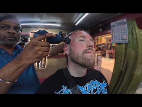 Indian Barber's Head Massage Made a GROWN MAN CRY!! 😭🇮🇳