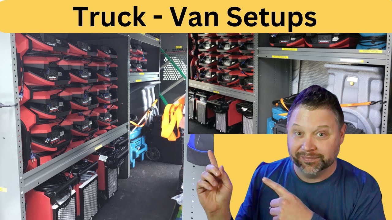 Water restoration business (truck | van setup) - YouTube