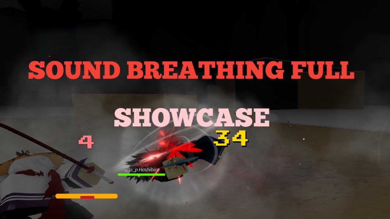SOUND BREATHING SHOWACSE IN PROJECT SLAYERS - YouTube