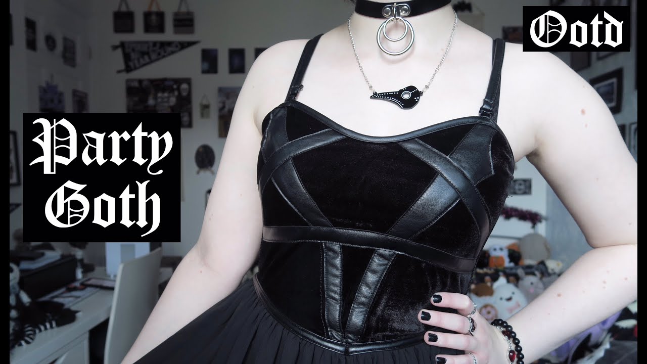 GOTH OOTD - PARTY GOTH - GOTHIC ALTERNATIVE FASHION - YouTube