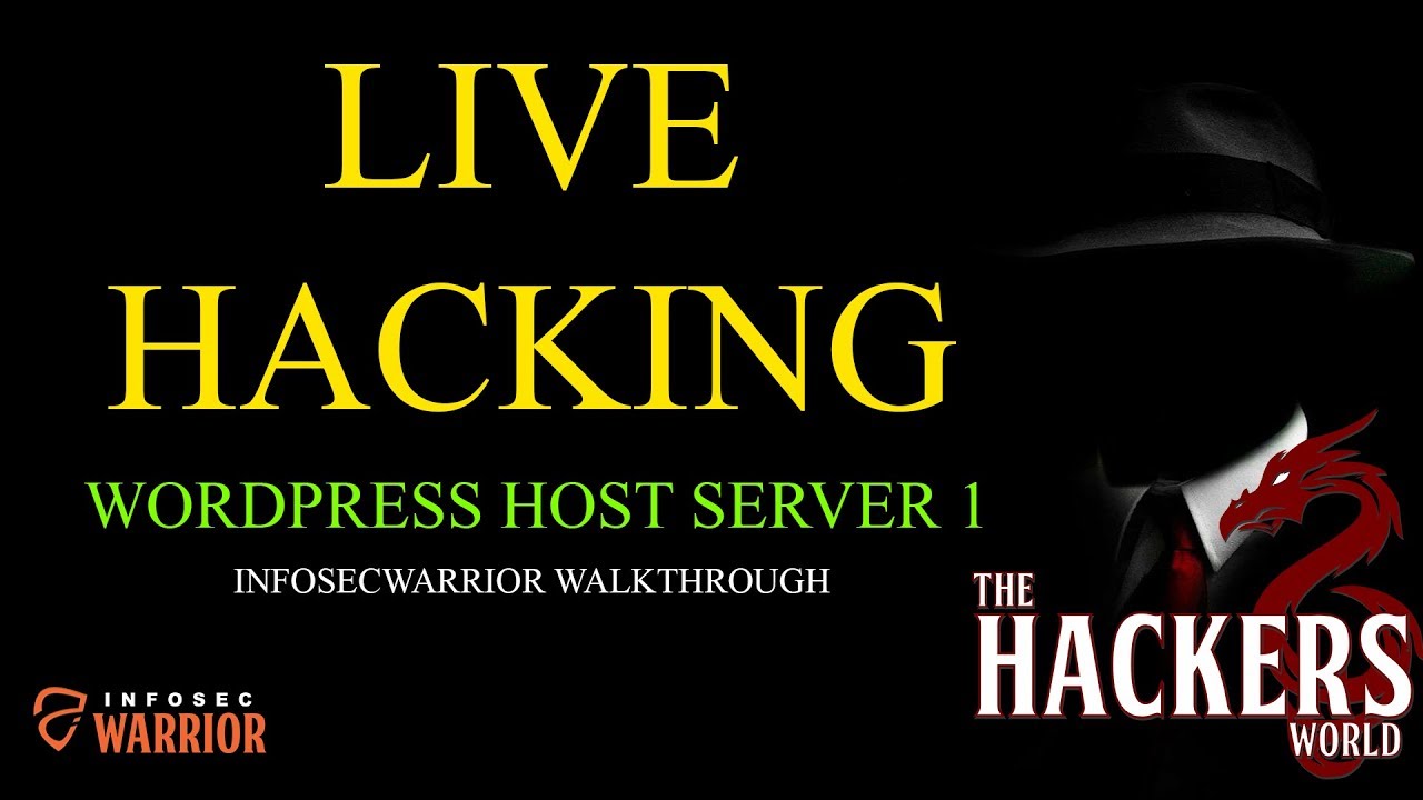 LIVE Hacking | Wordpress Host Server | Infosecwarrior Walkthrough | Vulnhub CTF | PART 2 - YouTube