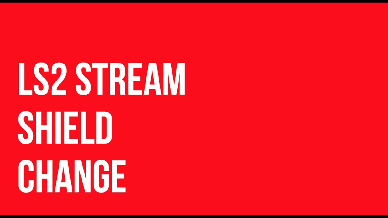 HOW TO CHANGE LS2 STREAM SHIELD - YouTube
