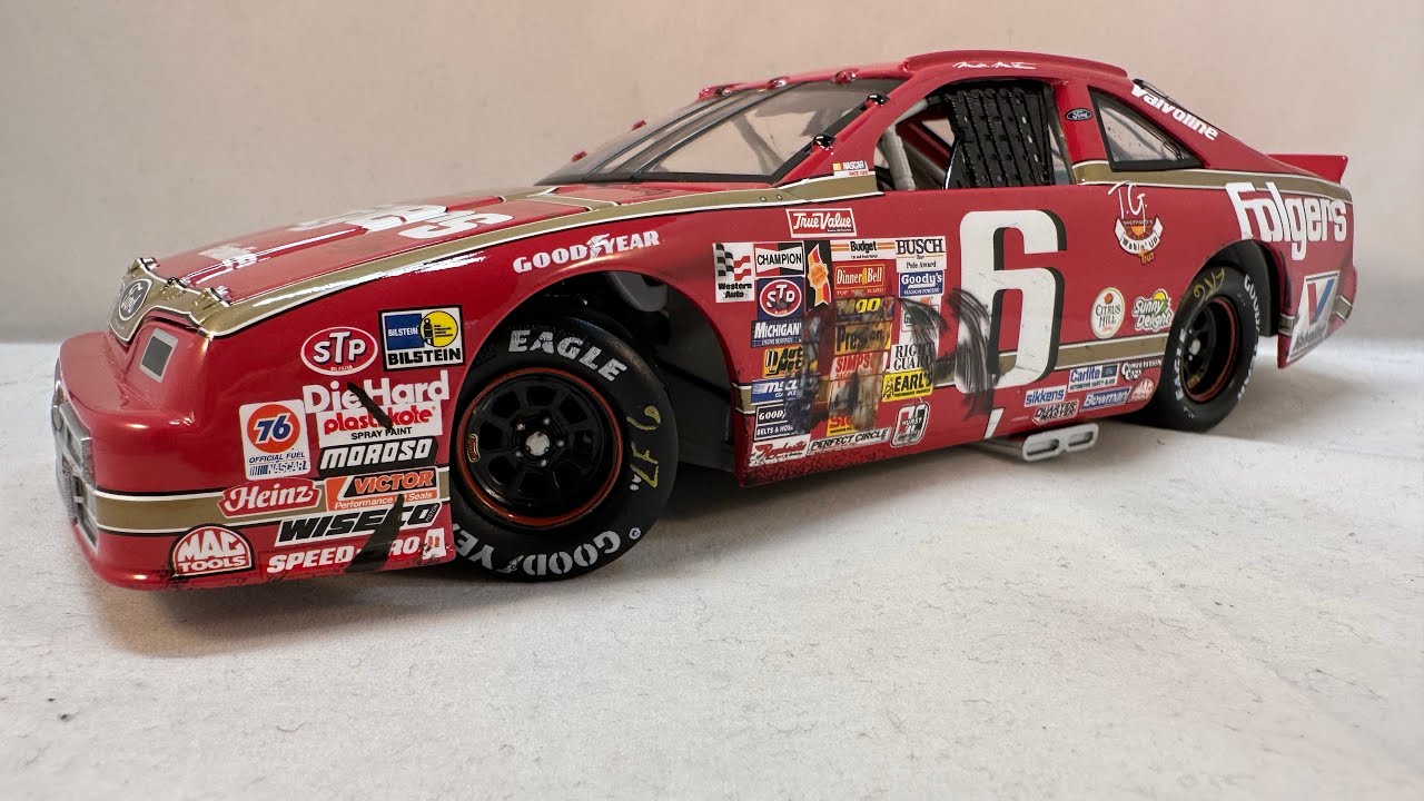 Review: 1990 Mark Martin #6 Folgers North Wilkesboro Win Ford ...