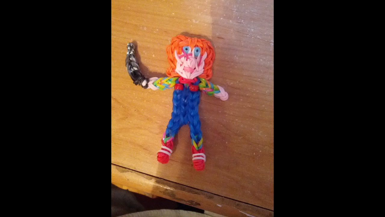 Rainbow loom Chucky. - YouTube