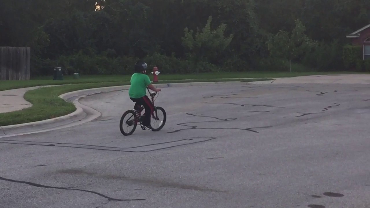 Jordan rides a bike - YouTube