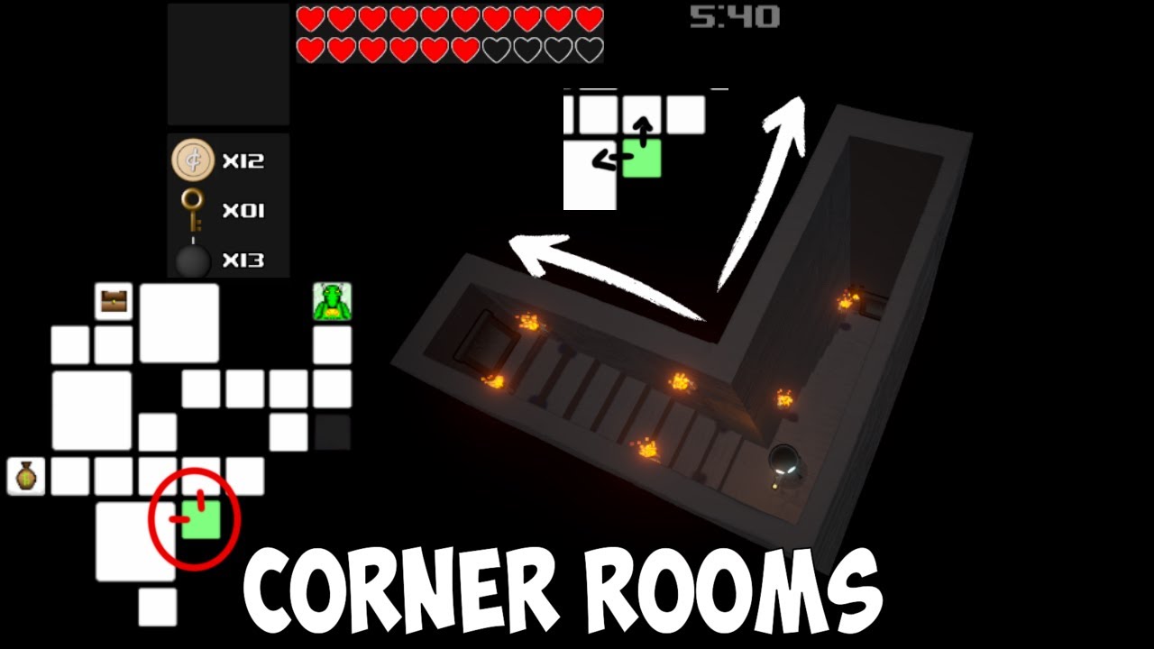 Map Generation Algorithm Corner Rooms Roguelike Game Tutorial Series 0641