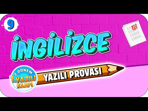 9. Sınıf İngilizce 2.Dönem 1.Yazılıya Hazırlık #2022