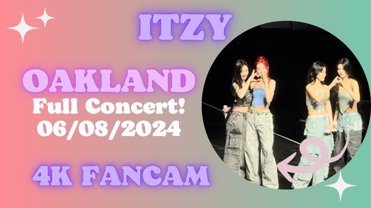 [4K] ITZY 2ND WORLD TOUR “BORN TO BE” -OAKLAND. - YouTube