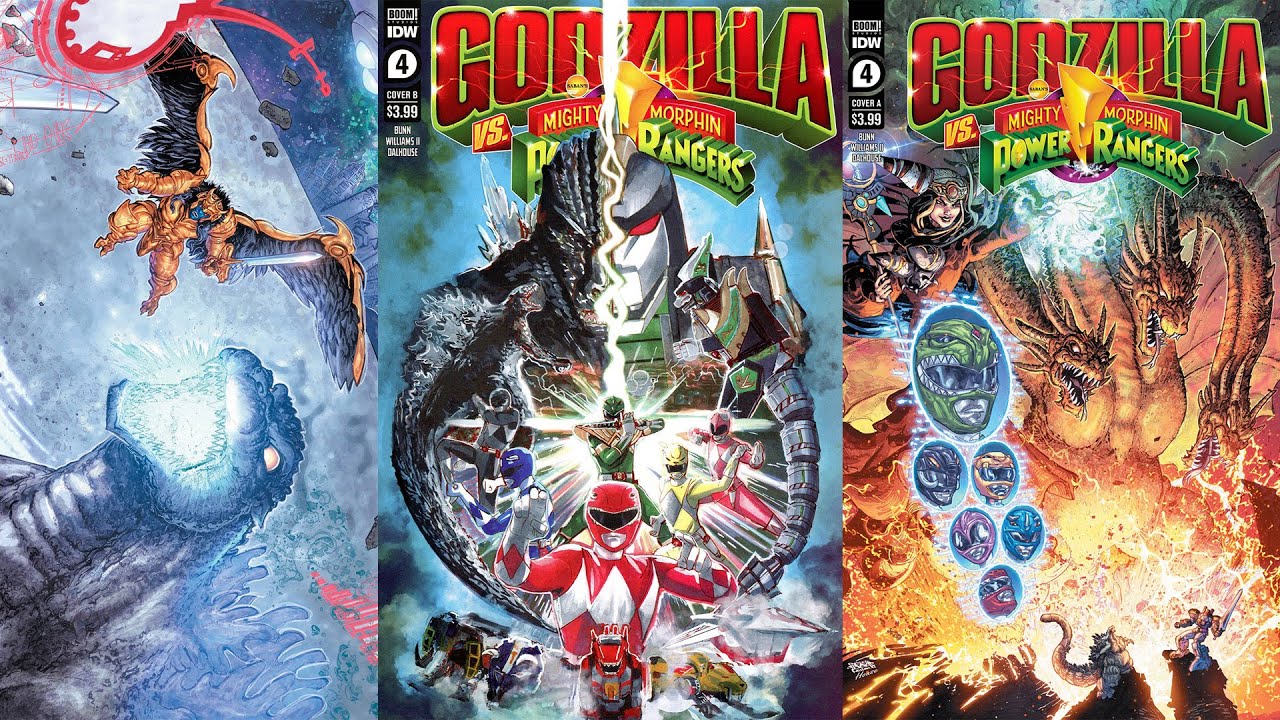 Godzilla vs. The Mighty Morphin Power Rangers #4 by BOOM! Studios & IDW ...