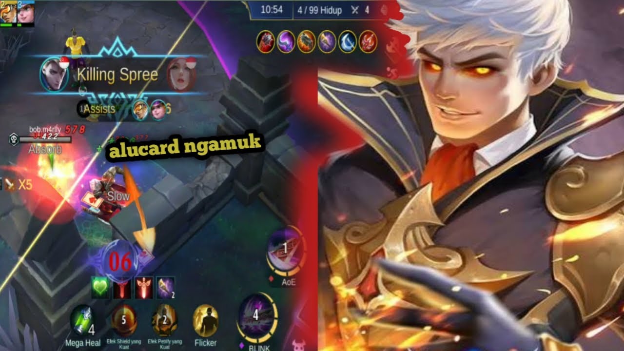 Alucard MVP Full Item Damage !! Mode Survival - YouTube