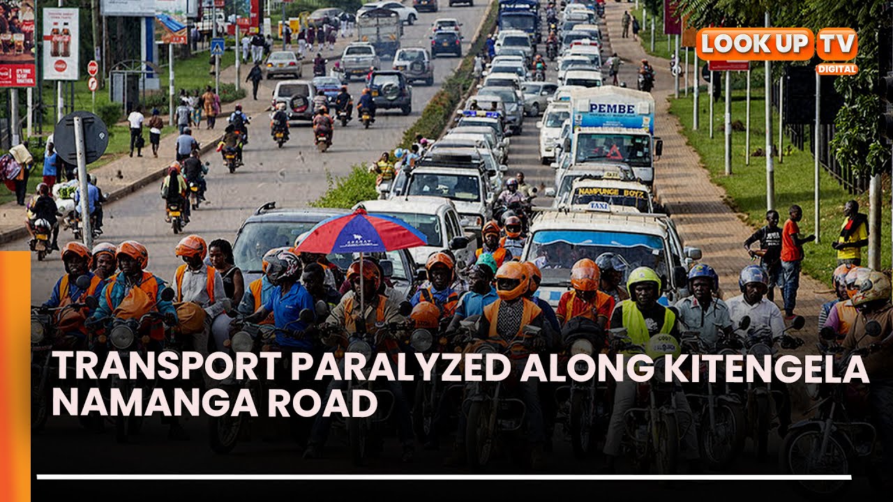Transport Paralyzed Along Kitengela Namanga Road - YouTube
