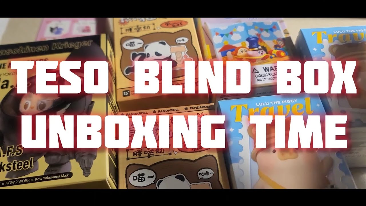 TESO MYSTERY PLASTIC! - Blind Box Unboxing EP.3 (Waoki Vlog) #blindbox ...