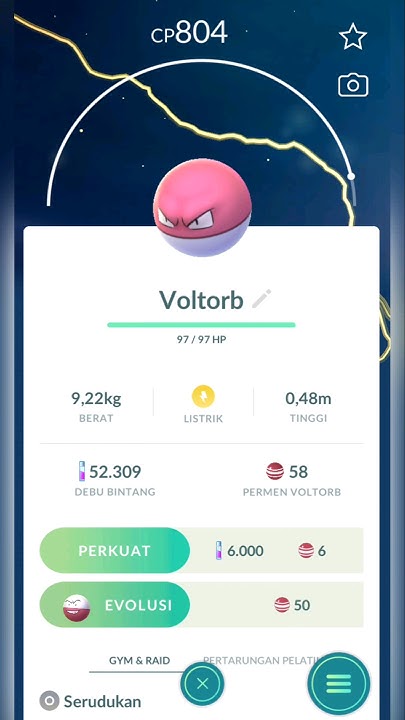 Pokemon Go Evolusi Pokemon Voltrob Youtube