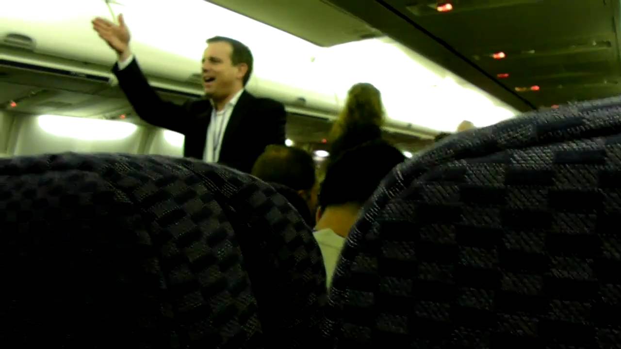 HD Continental Airlines 1905 Boarding with Scott O'Leary 757-300 ...