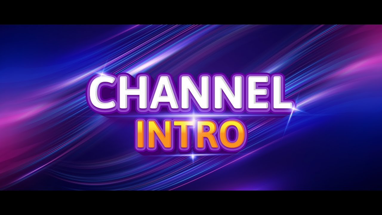 MY CHANNEL INTRO || #aftereffects # premiere pro - YouTube