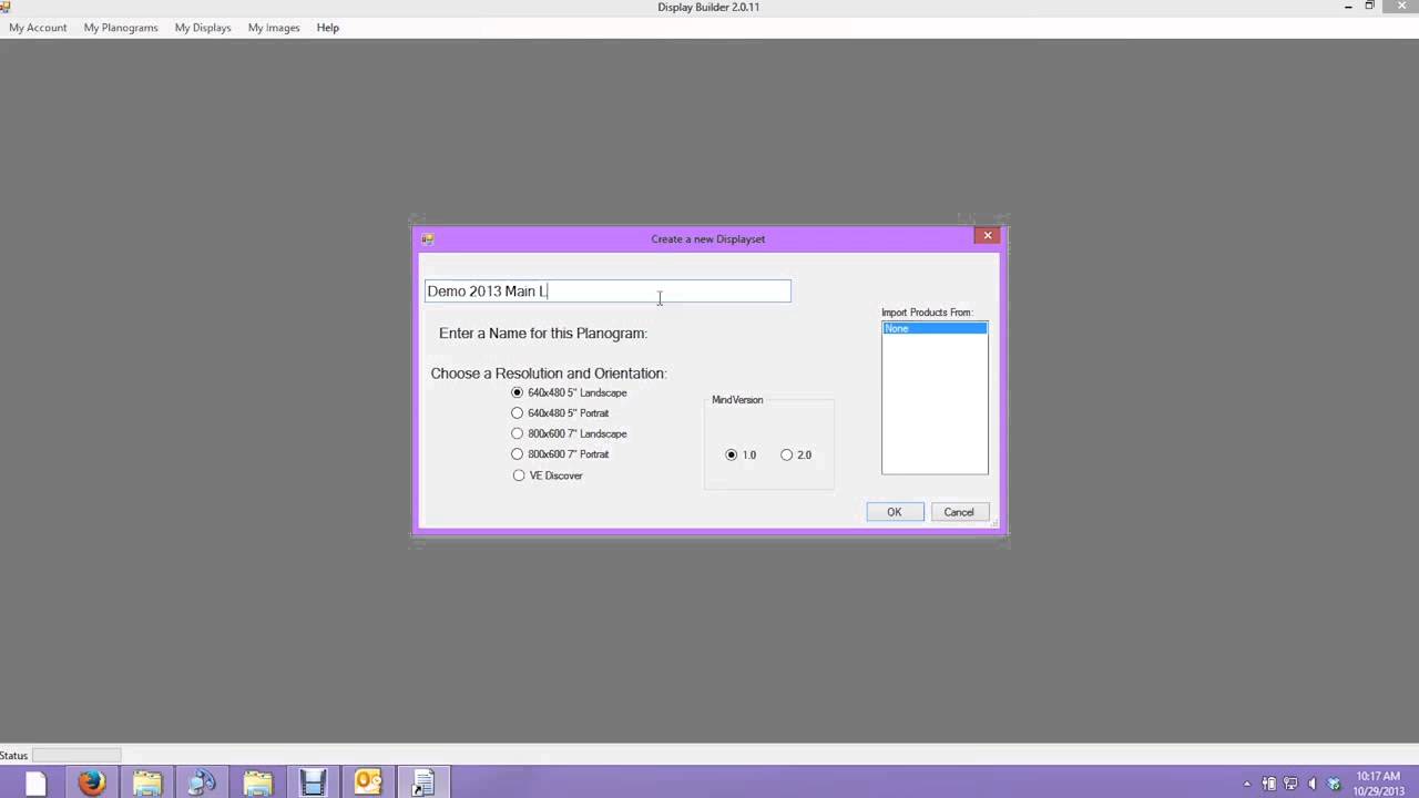 Display Builder Software - 02 Creating A New Display Set - YouTube