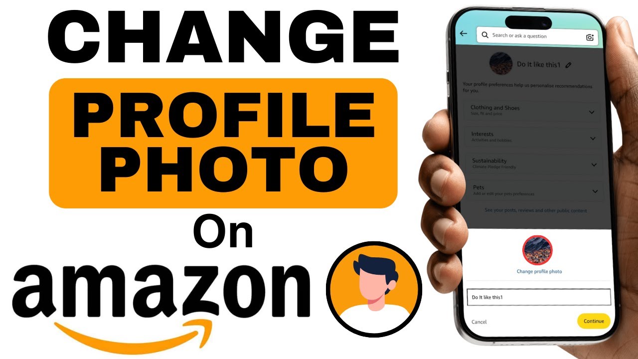 Change Your Amazon Profile Picture LIKE A PRO in 2025! - YouTube