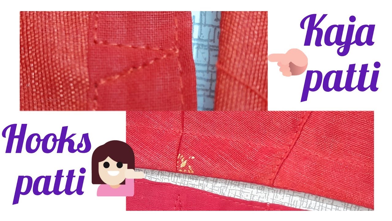 Hooks patti and Kaja Patti for blouse in tamil @stitchingtextbook2048 - YouTube