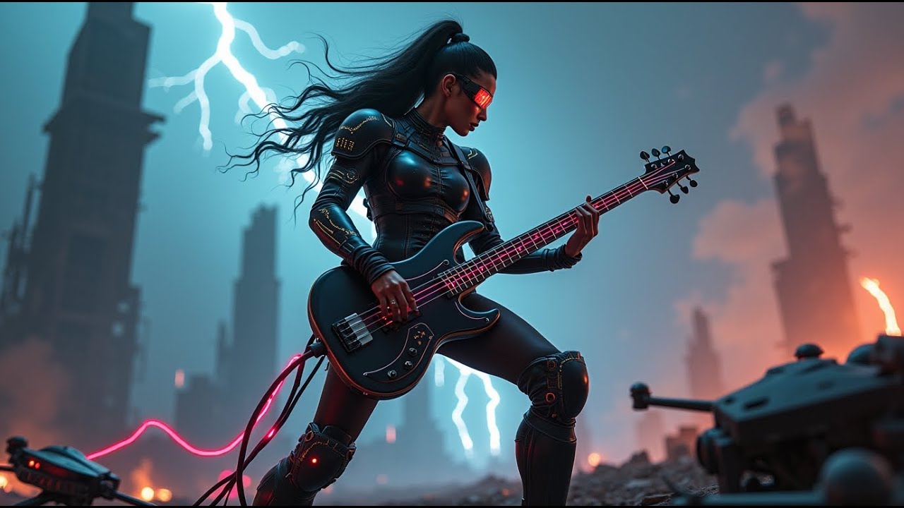 Epic Heavy Metal Journey to the Future | AI Cinematic Visuals of ...