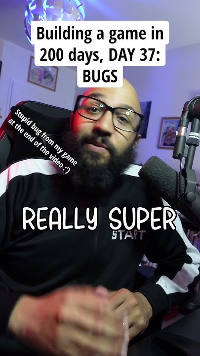 DAY 37: BUGS! - 200 days to build an indie video game #devlog #indiedev #bugs - YouTube