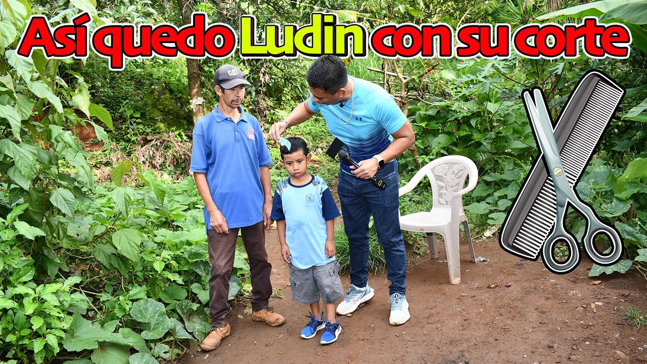 Vean como quedo Ludin después del corte de pelo y con ropa nueva ...