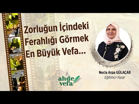 Zorluğun İçindeki Ferahlığı Görmek En Büyük Vefa #neclaarpagülaçar @mineizgi44 #ahdevefa söyleşisi...