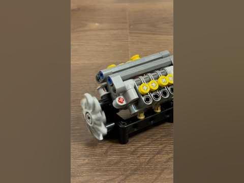 LEGO Technic Mini Detailed V8 Engine - YouTube