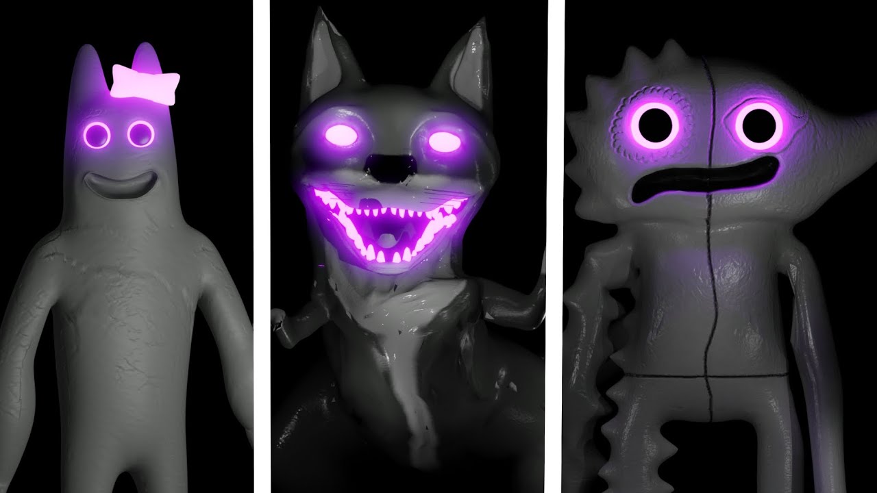 Garten of Banban: 1,2,3,4,6,7 - Naughtified Monsters Comparison! - YouTube