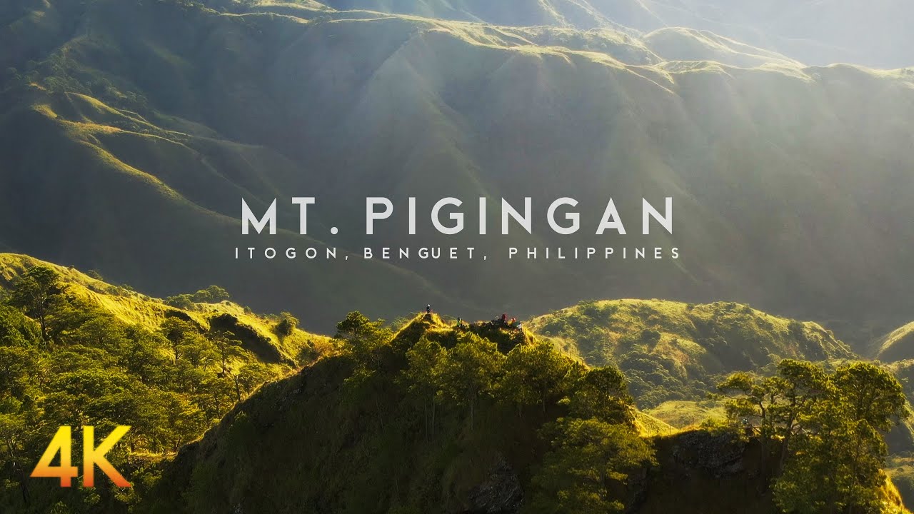 BREATHTAKING MT. PIGINGAN / 4K Cinematic Aerial Film / DJI Drone Mavic ...