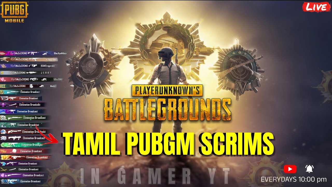 PUBG TAMIL PUBGM SCRIMS SRI LANKA ROOM MATCH | TAMIL STREAMING MAY 03 ...