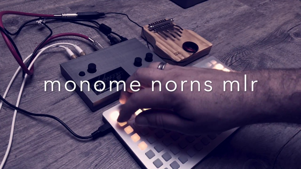 Monome Norns mlr - YouTube