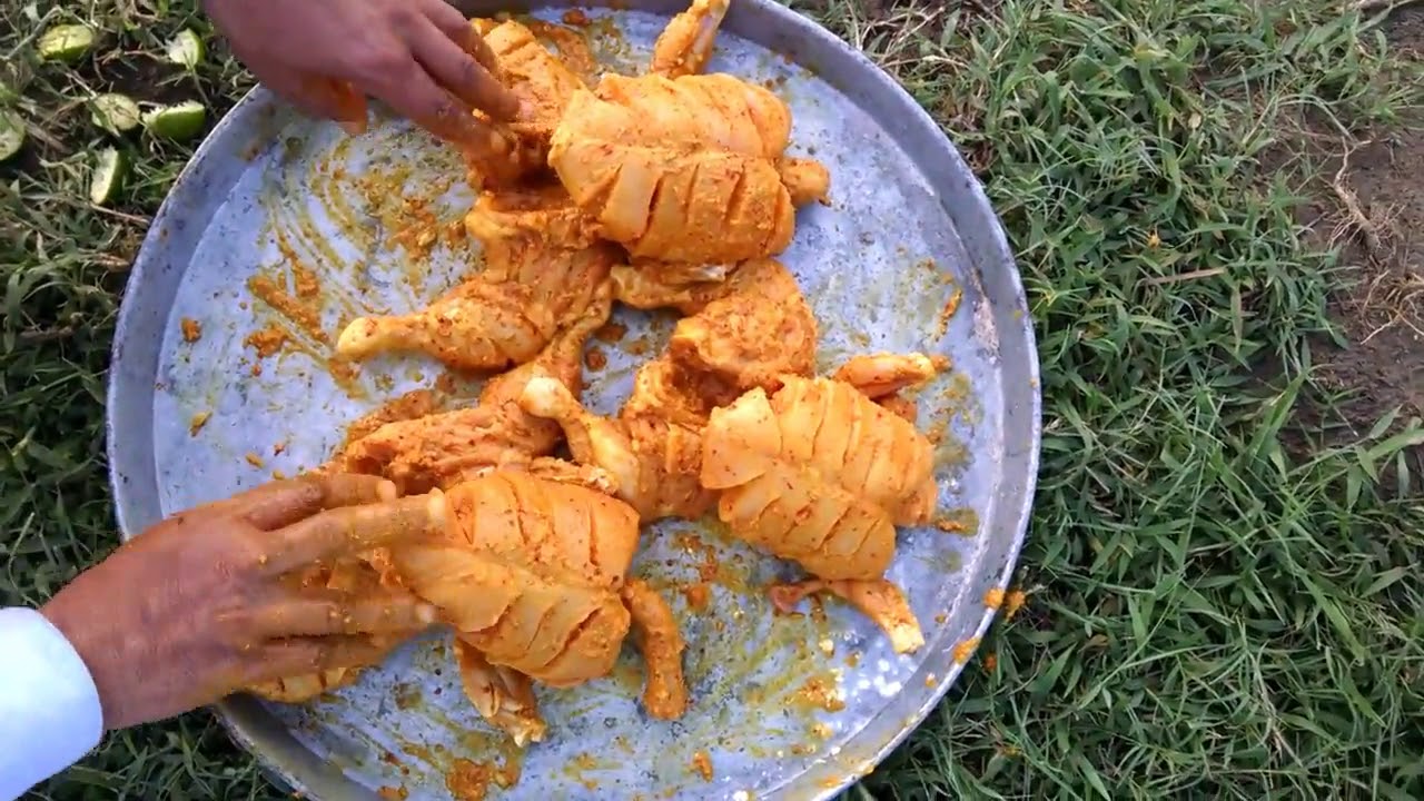 Steam Chicken Recipe|Chicken Steam Roast|Chicken Party|Sabir Village ...