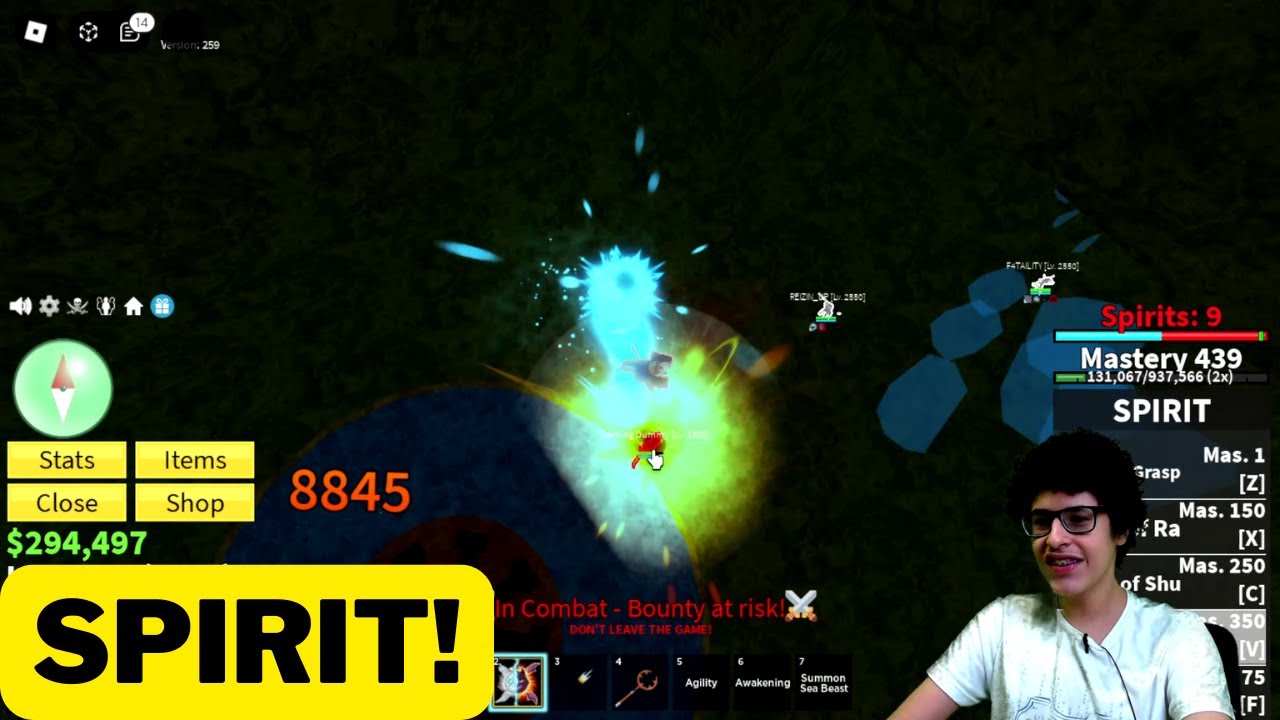 Combo de Spirit - Blox Fruits - YouTube