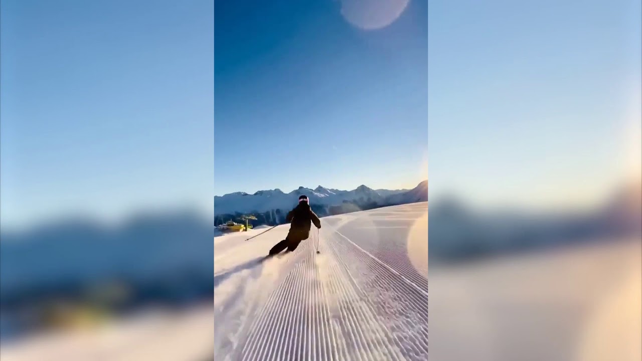 slope.pope - Blue skies and groomed slopes☀️ ️ - YouTube