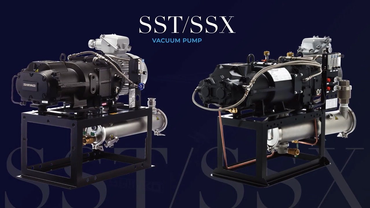 神港精機 ドライ真空ポンプSST/SSX - YouTube
