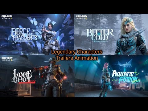 All 19 Legendary Characters Trailers Animation /Call of duty mobile ...