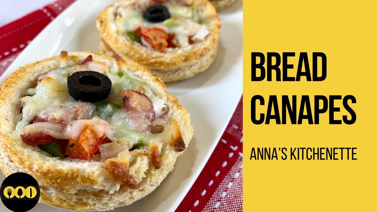 Bread Canapes | Canapes | Quick and Easy - YouTube