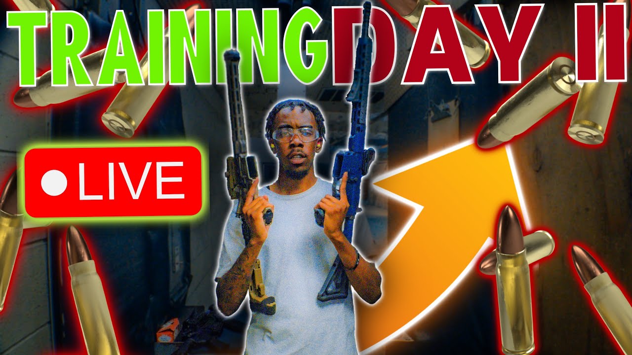 TRAINING DAY 2 AT THE GUN RANGE - YouTube