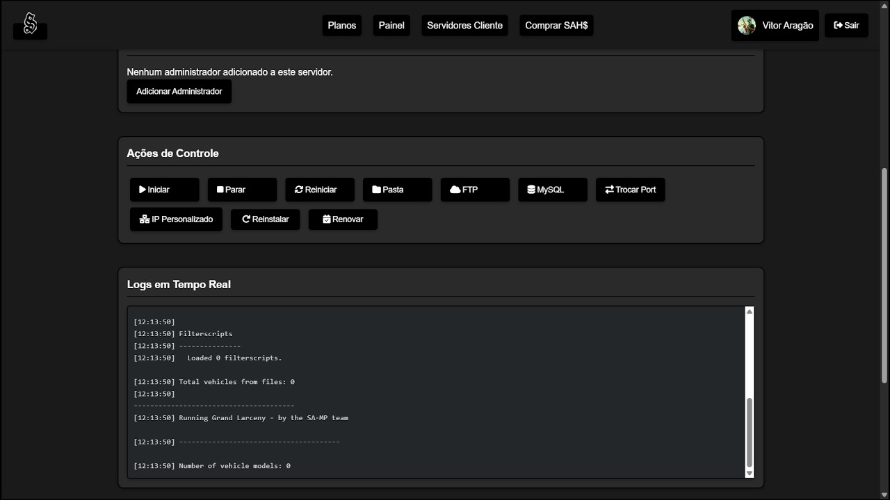 NOVA LOJA DE HOST SAMP COM GM SUPORTE OPENMP PAINEL DO ZERO OFERTAS ...